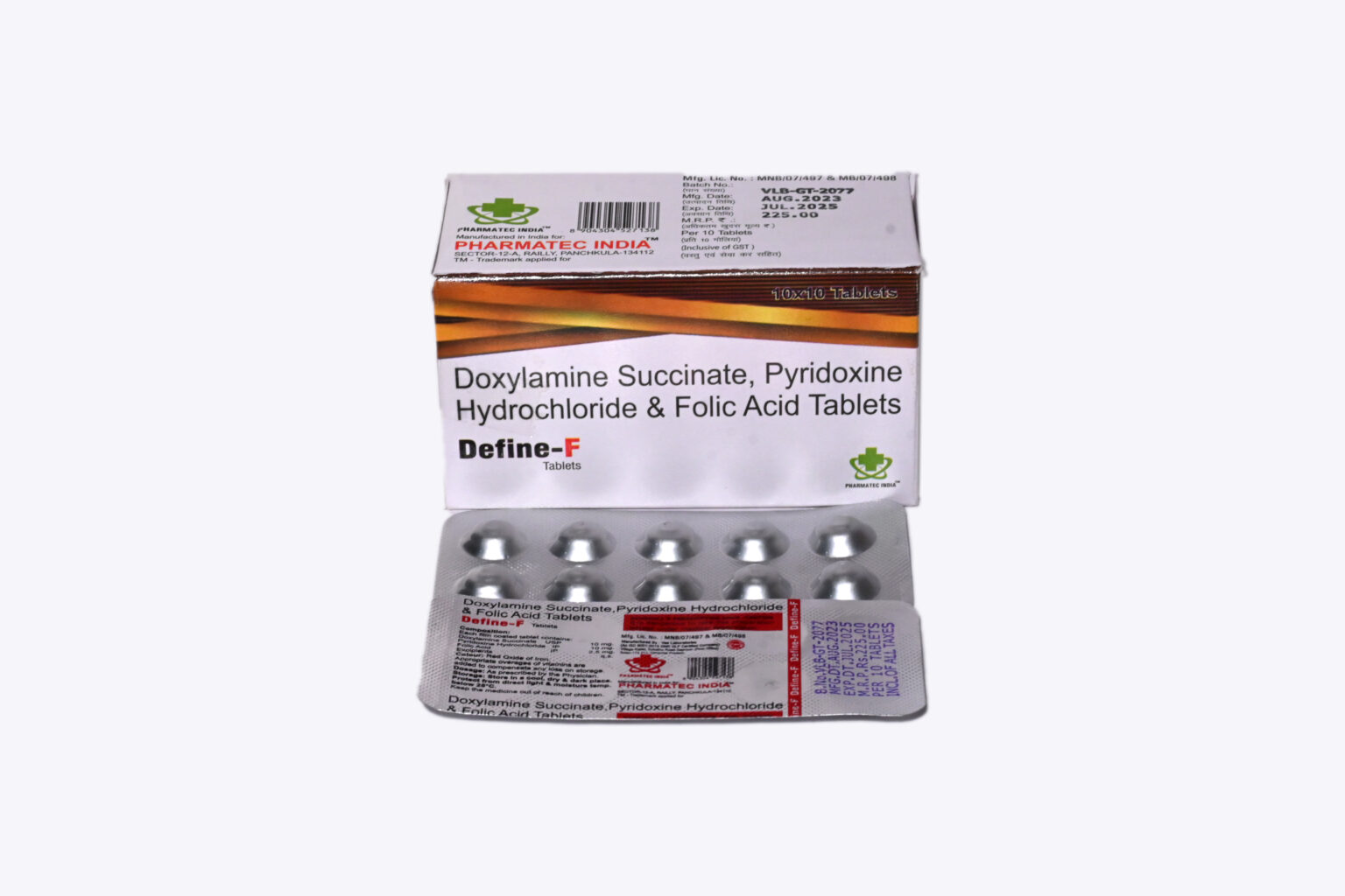 DEFINE F TAB – PHARMATEC INDIA