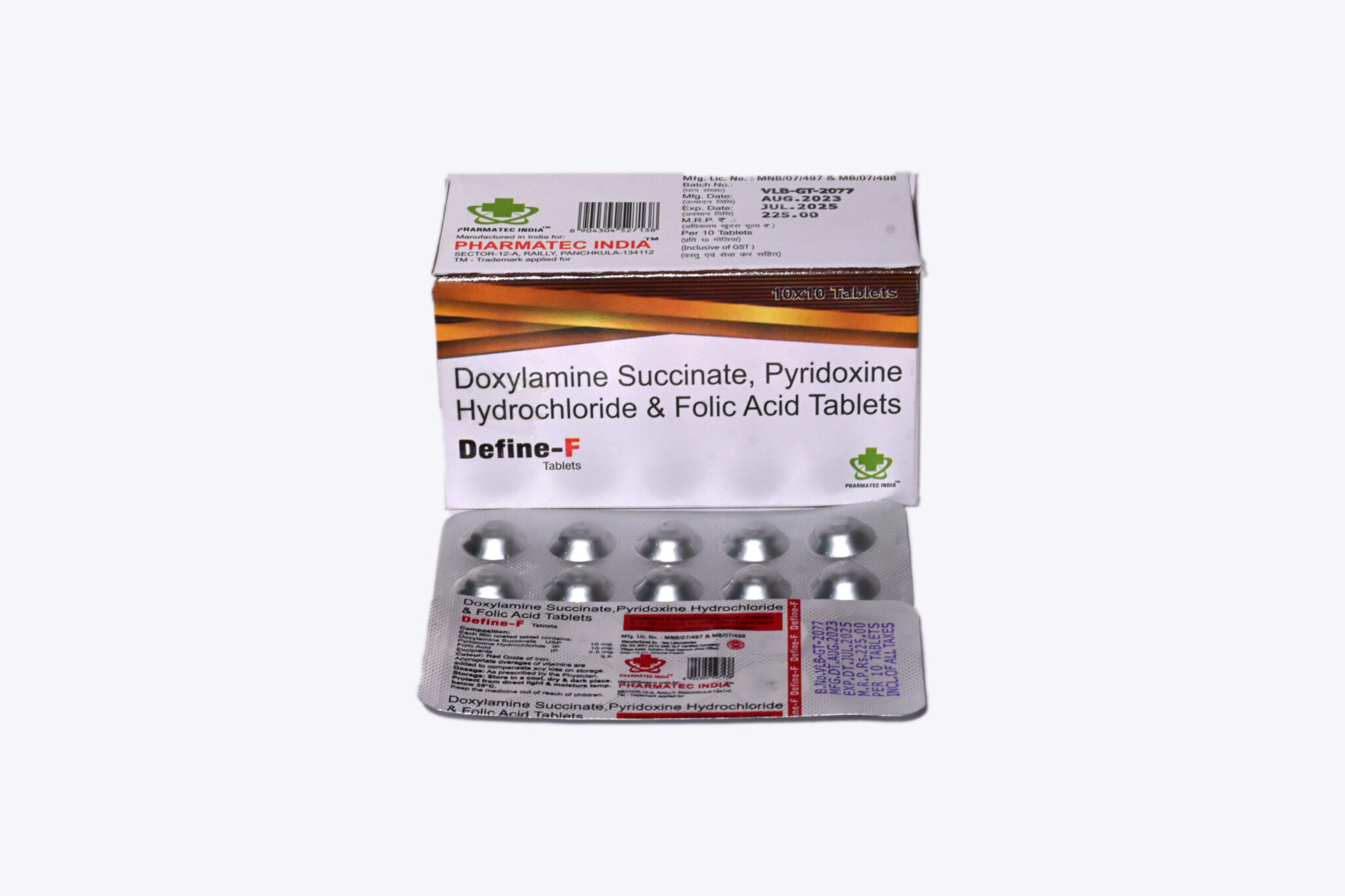 DEFINE F TAB – PHARMATEC INDIA