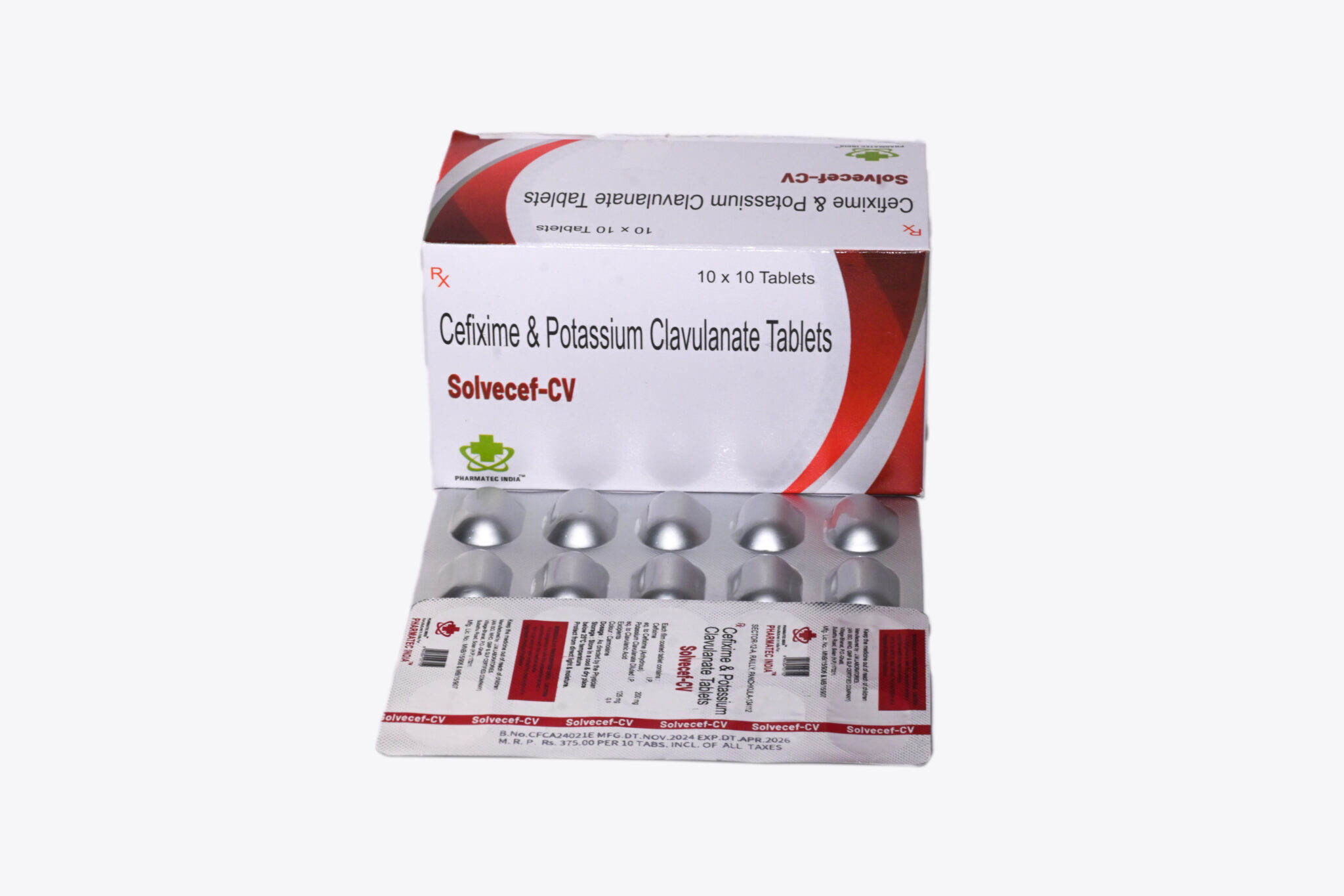 SOLVECEF CV TAB – PHARMATEC INDIA