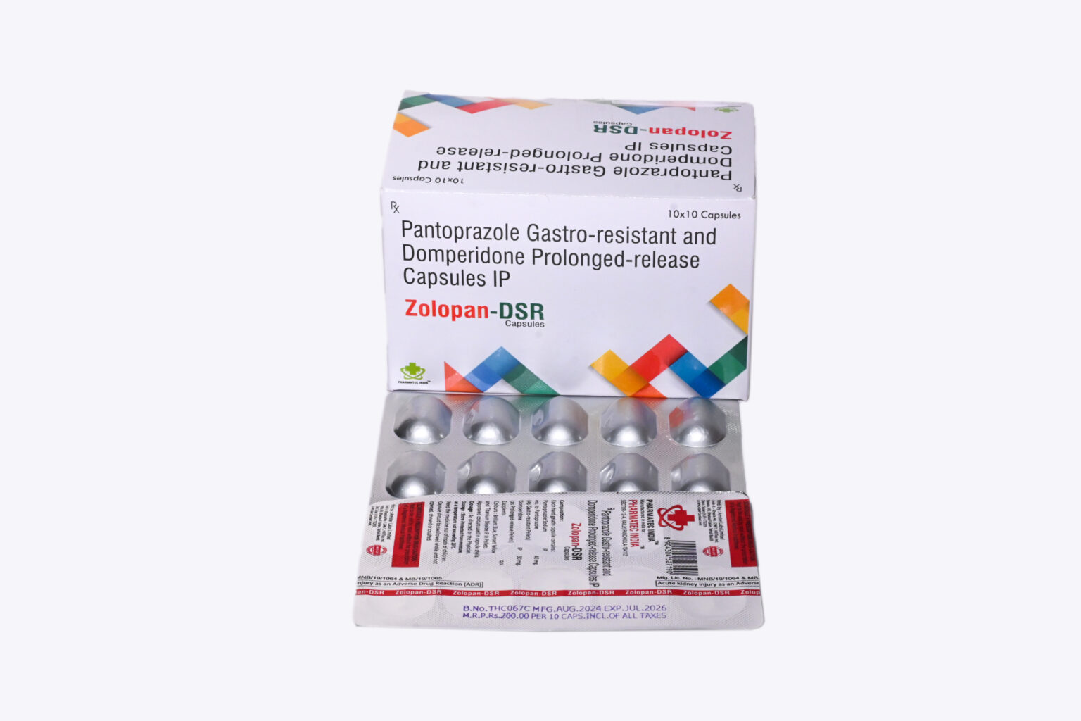 ZOLOPAN DSR CAP – PHARMATEC INDIA